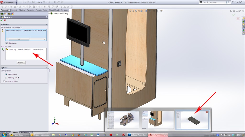 Replace Components With Another Component Solidworks Michael Lord