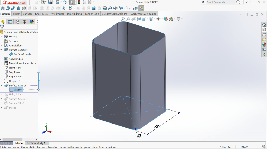 SOLIDWORKS – Fun with Helix’s and Sweep’s #SOLIDWORKS – Michael Lord